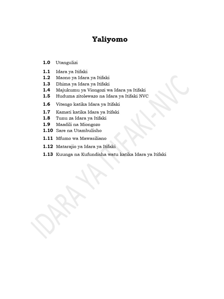 Idara Ya Itifaki | PDF