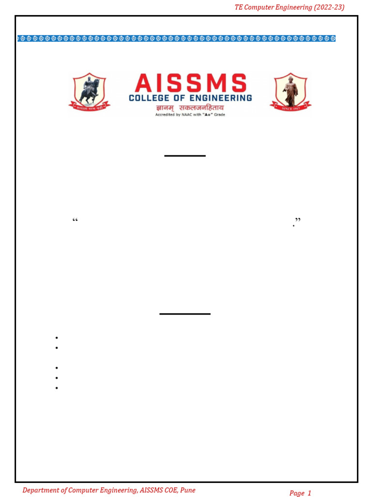 DSBDA Lab Manual 2022-23 Final-1 | PDF | Data Analysis | Data