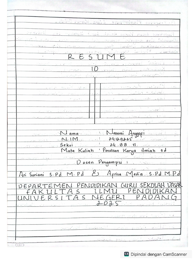 Resume Ke 10 Pki | PDF