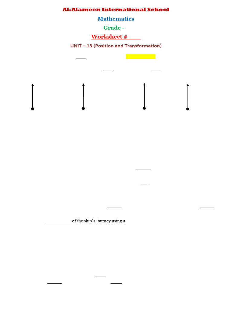 G8 Worksheet 13a - Unit 13 | PDF | Geometry | Classical Geometry