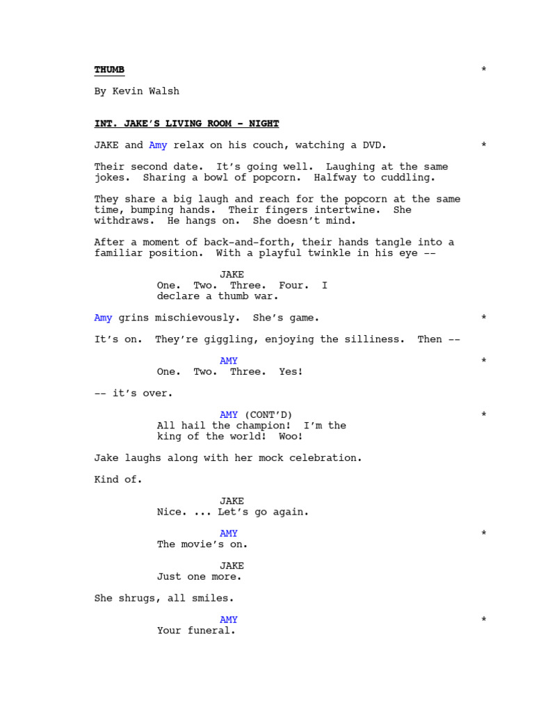 Thumb_War_Script_-_EditStock | PDF