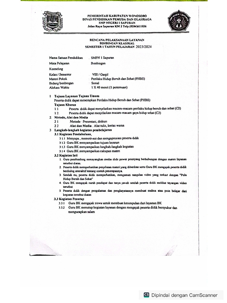 Modul Ajar Bimbingan Konseling | PDF