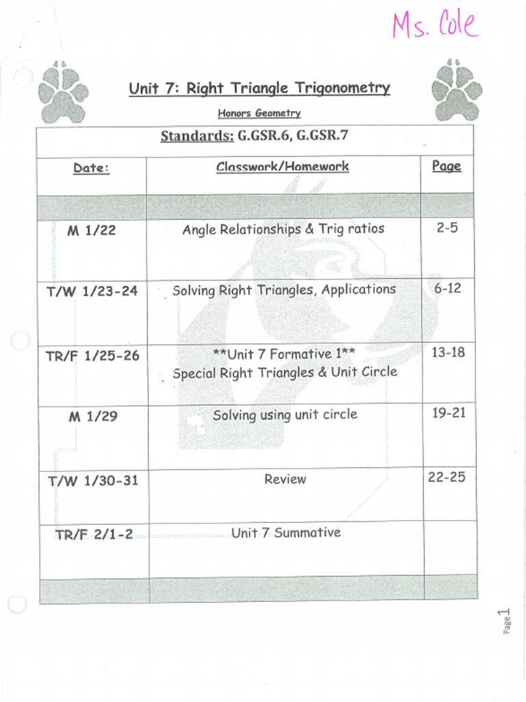 Unit 7 Packet KEY | PDF