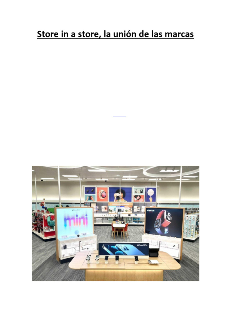 Store in A Store | PDF | Corporación objetivo | Marca