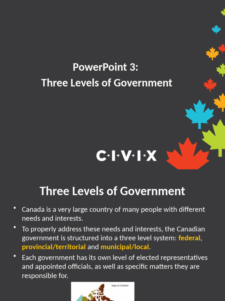 3 Three Levels of Government1 | PDF