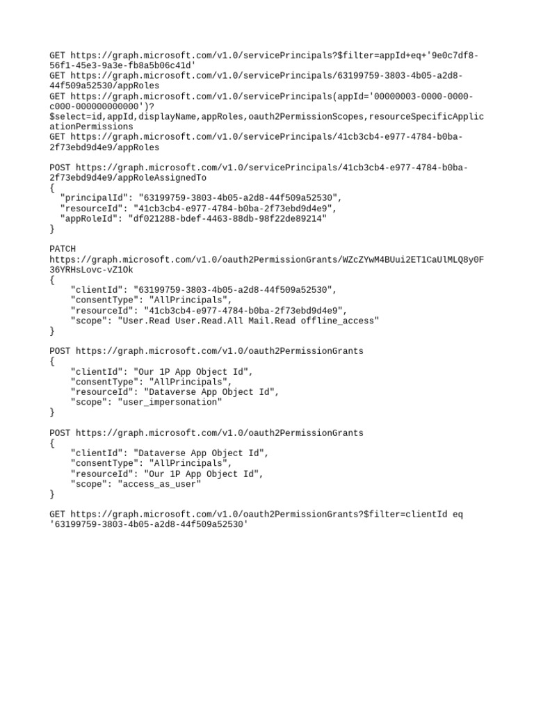 Graph APIs Provisioning | PDF