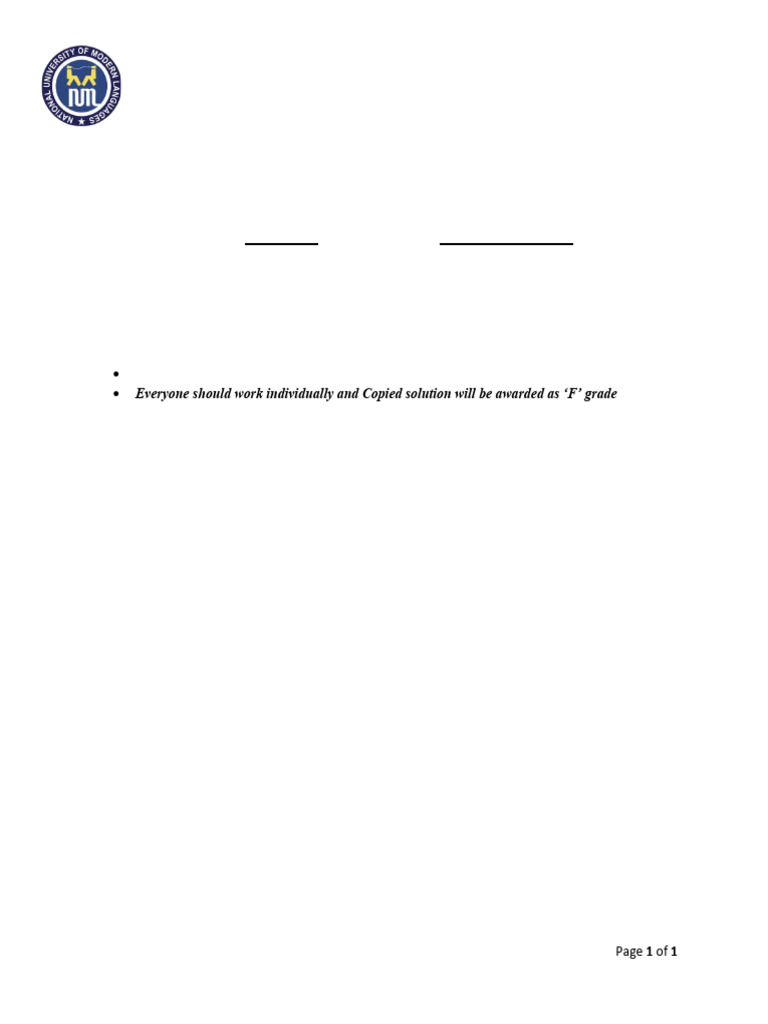 DB - Assignment 1 | PDF