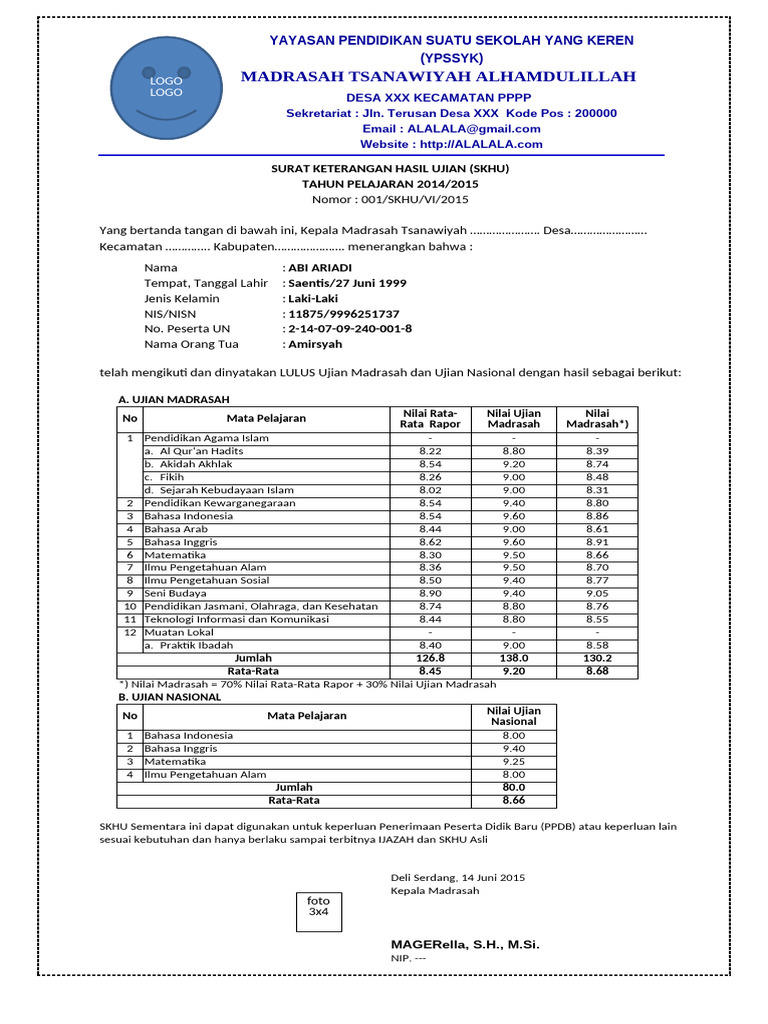 CTH Skhu Sementara Mts - T.P. 2013-2014 | PDF