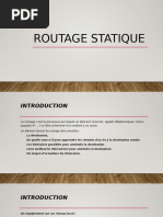 Introduction au routage statique IP | PDF | Routage | Adresse IP