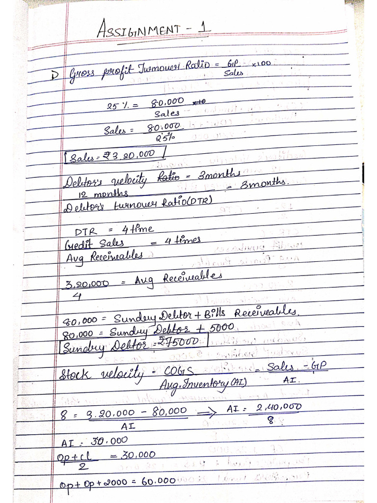 Financial and Management Accounting 4 Assignment MCOM SEM 2 VNSGU | PDF