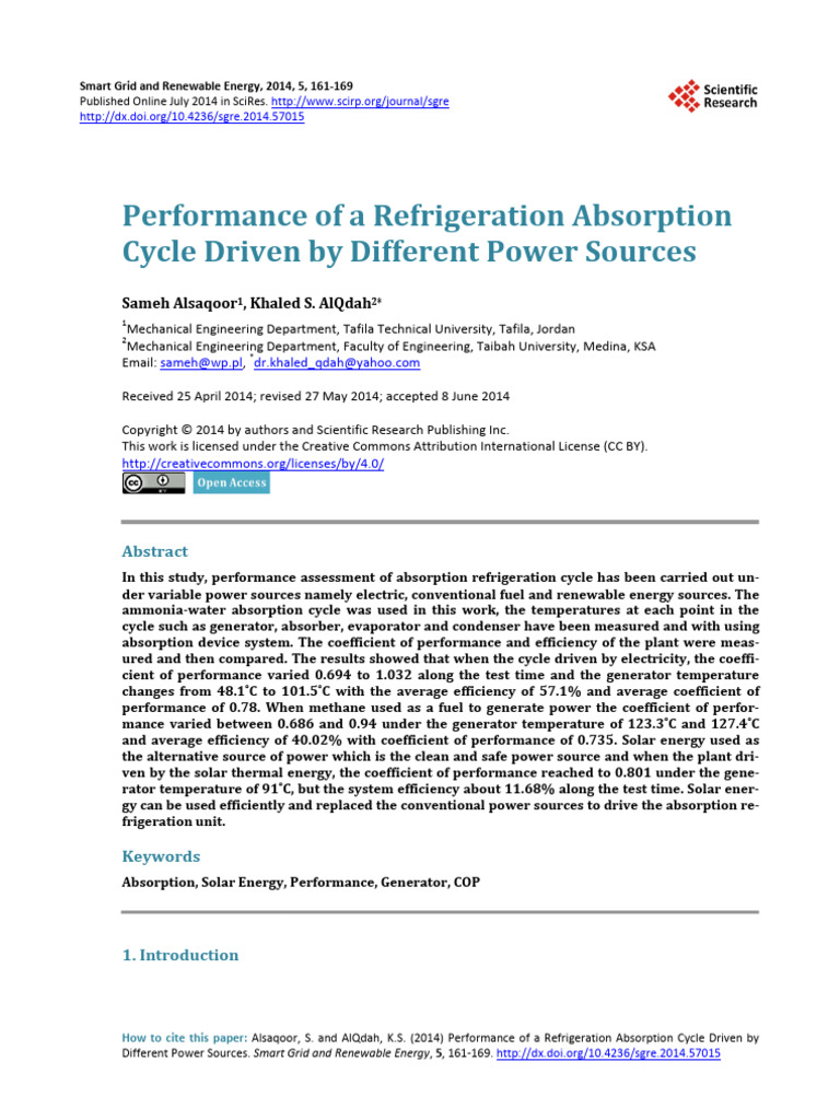 Absorpcijski Frizider Princip | PDF | Refrigeration | Temperature