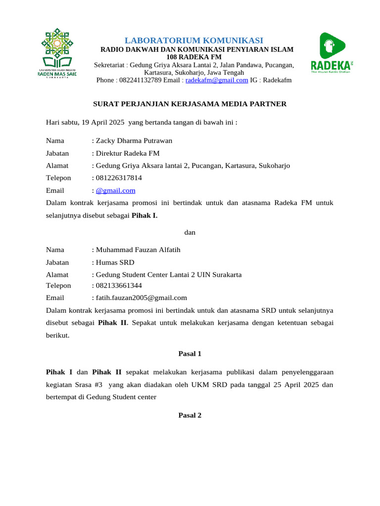 Mou Radeka Fm 25 | PDF