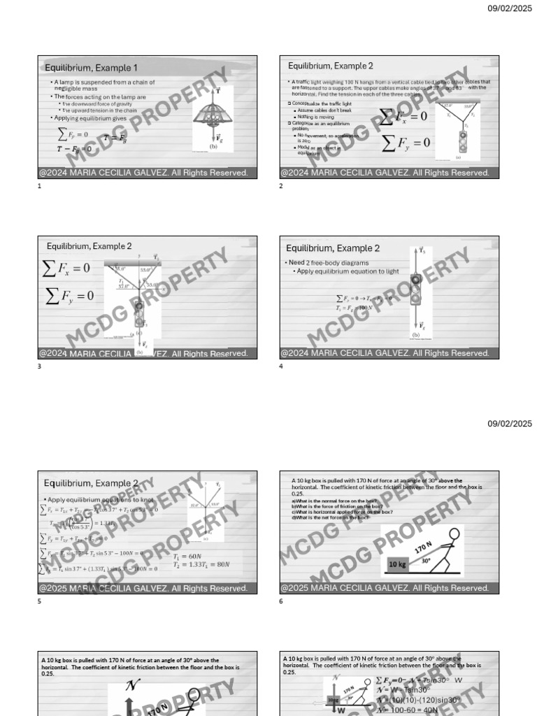 Newtons Laws Sample Problem 1 | PDF | Force | Motion (Physics)