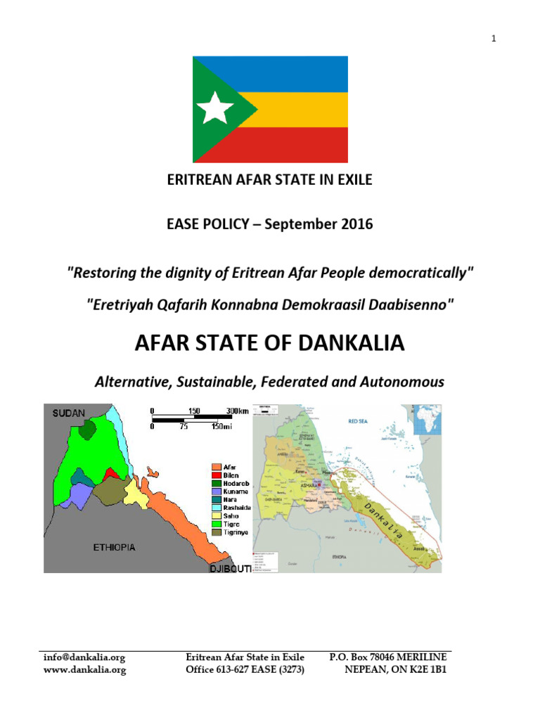 Restoring The Dignity of Eritrean Afar People Democratically | PDF | Eritrea | Ethiopia