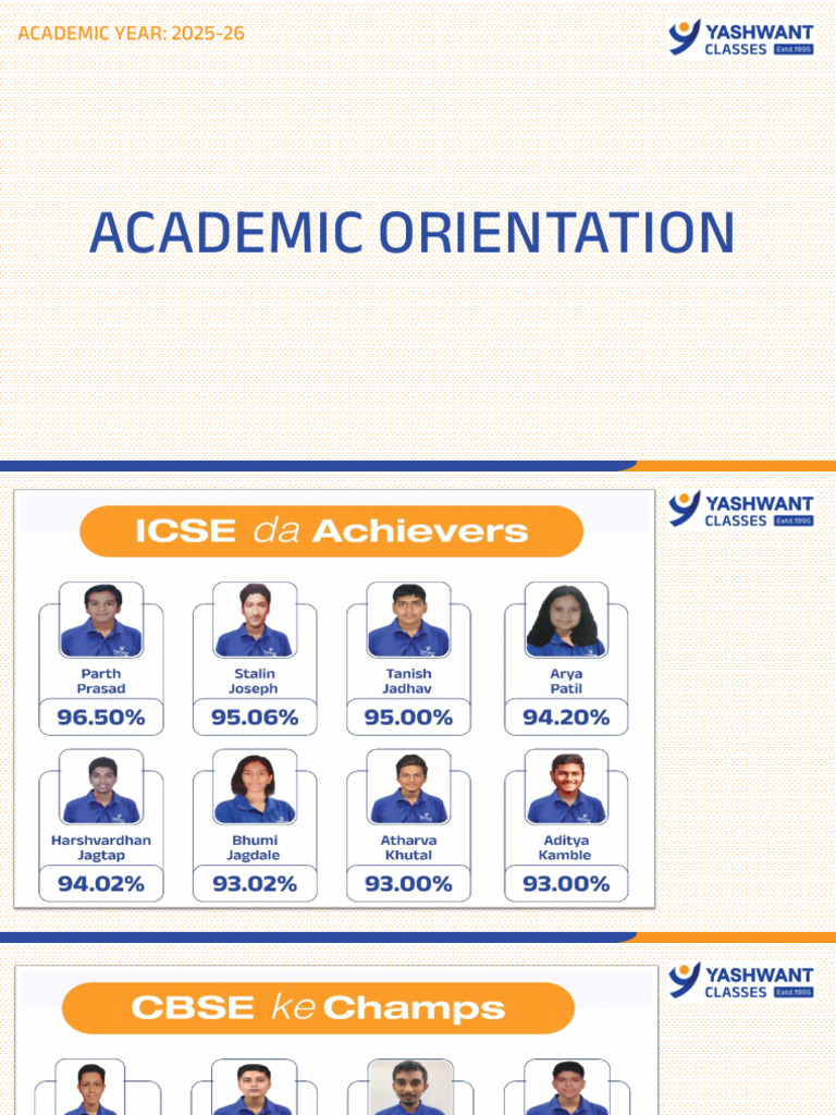 Academic Orientation 2025 | PDF | Educational Stages | Qualifications