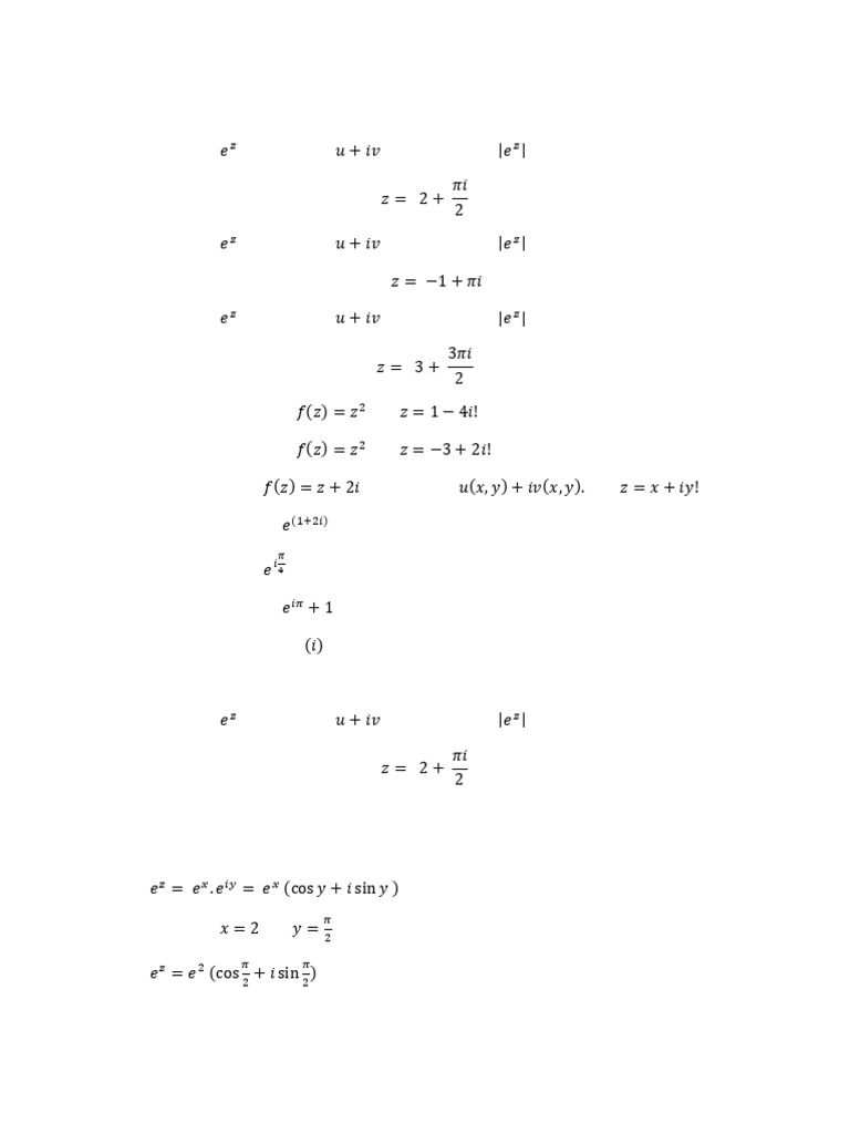 Kel 8 - Soal Latihan - Fungsi Variabel Kompleks | PDF