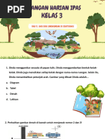 LKPD IPAS KELAS 3 - Aku Dan Lingkungan Sekitarku - Denah - Kenampakan Alam Dan Buatan | PDF