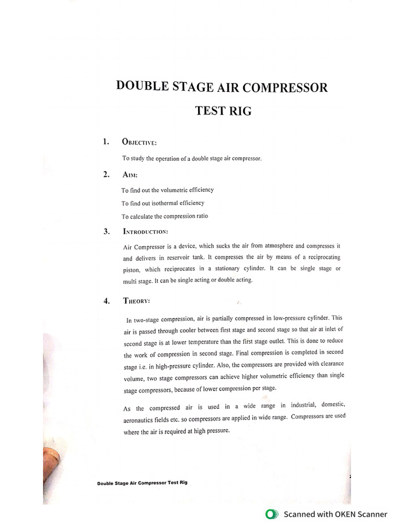 Air Compressor 1 | PDF
