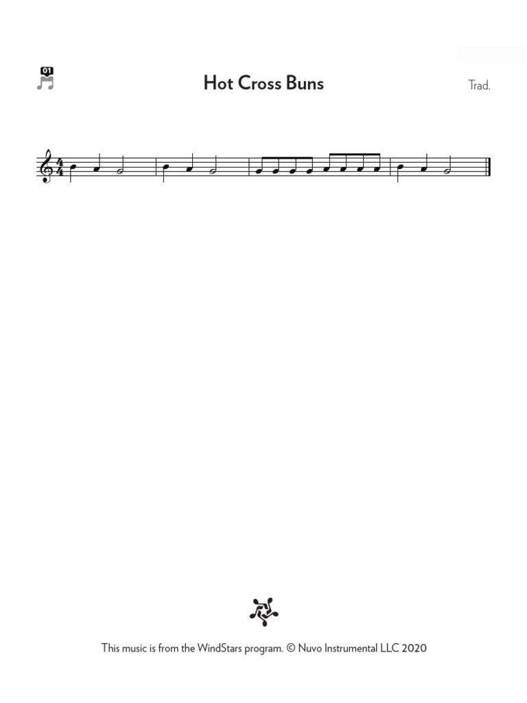 1- Hot Cross Buns_Standard | PDF