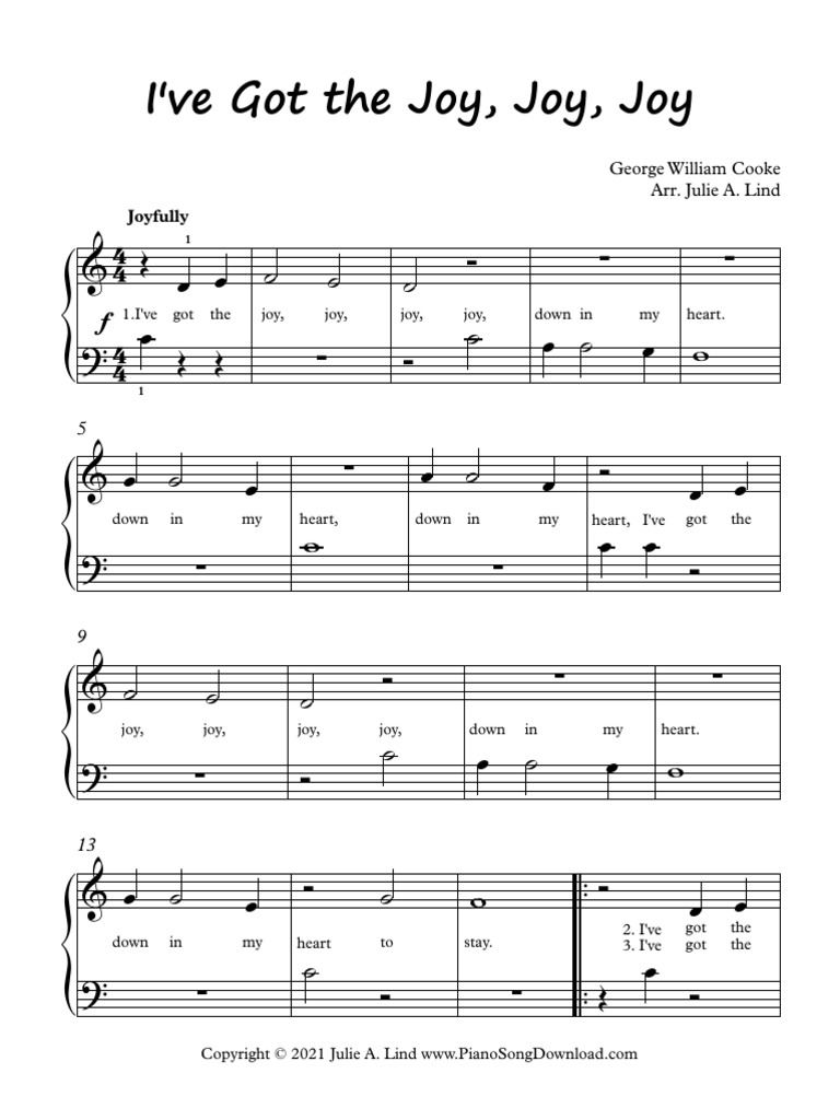 Ive Got The Joy Joy Joy | PDF