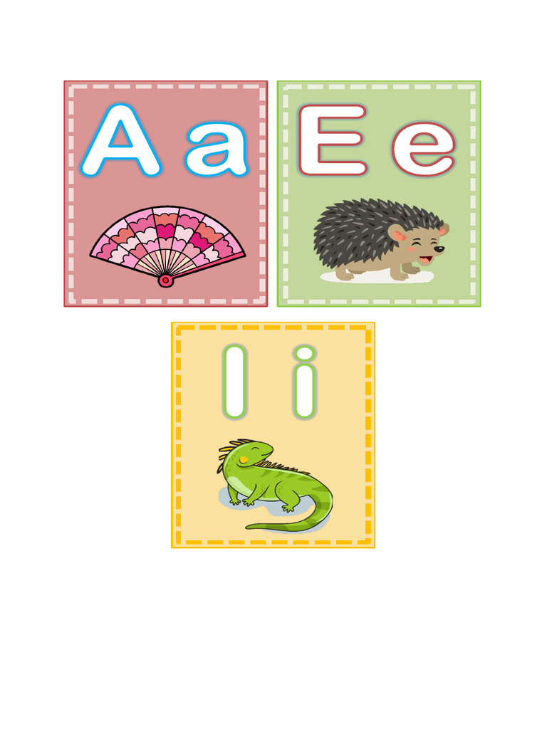 IL-29. Tarjetas sonido inicial vocálico | PDF