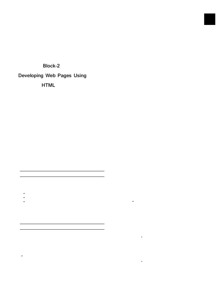 Web Designing Using Html Unit 2 Pdf Hyperlink Html Element