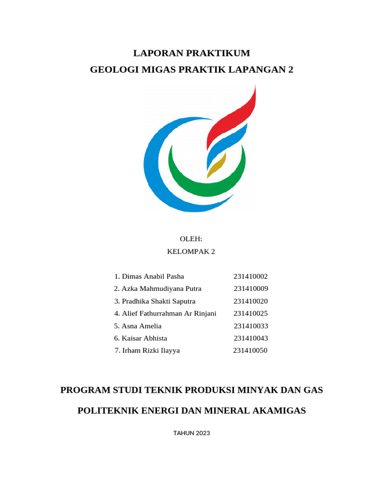 Laporan Praktikum Geologi Migas | PDF