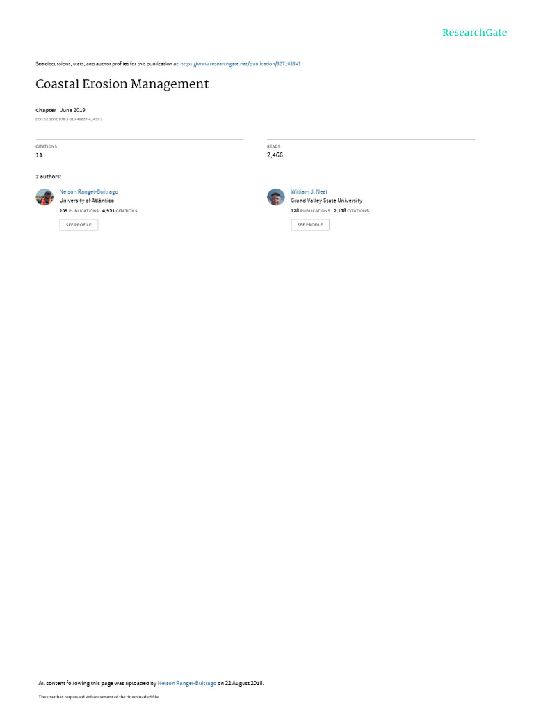 Coastalerosionmanagement | PDF | Coast | Erosion