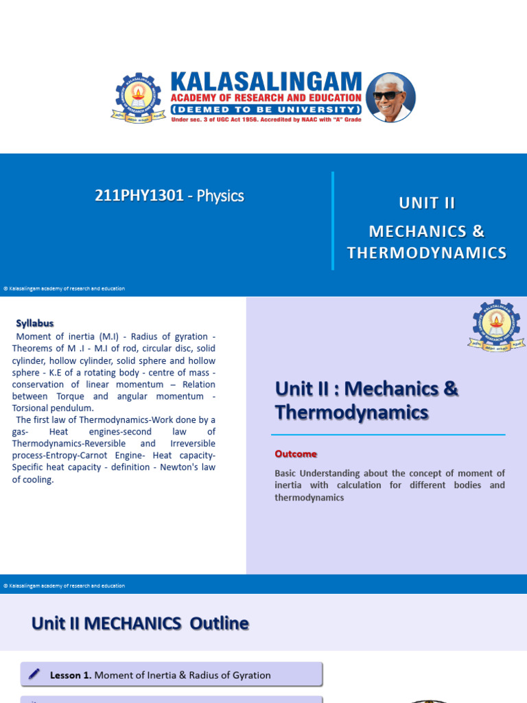 unit 2pdf | PDF | Rotation Around A Fixed Axis | Force