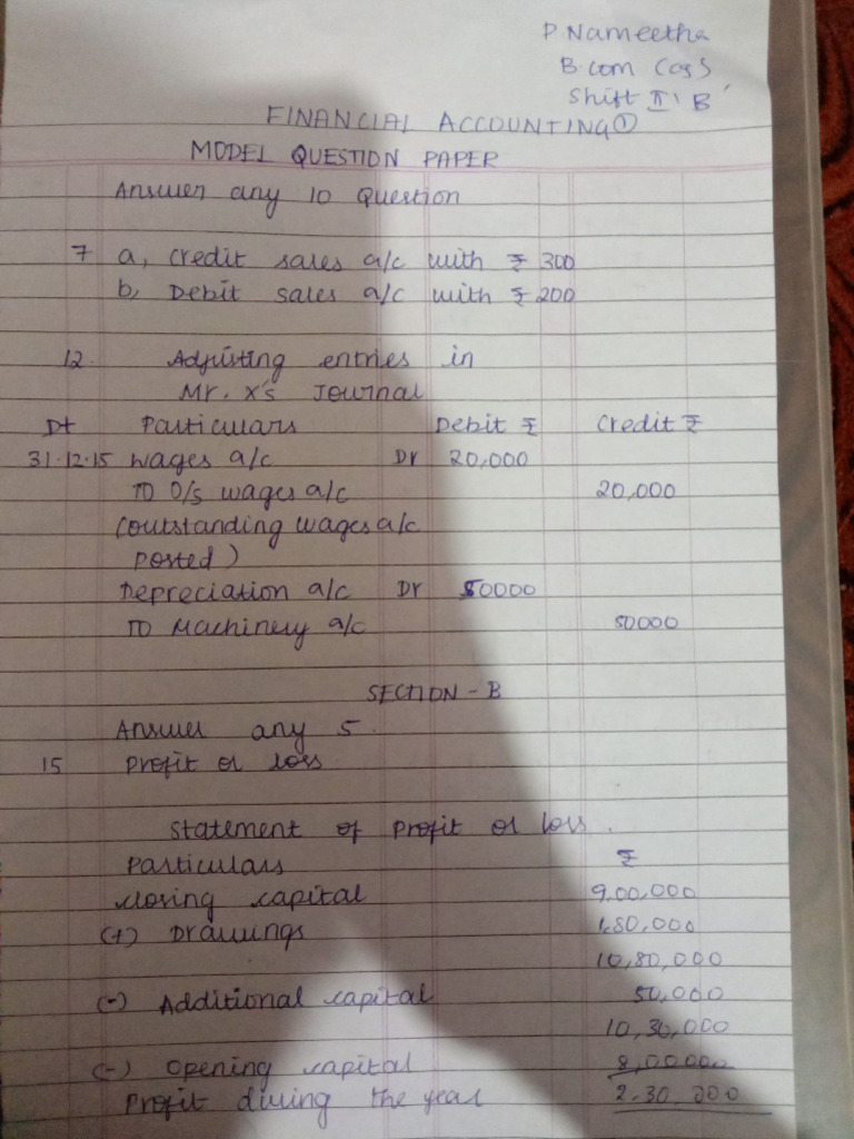 Financial Accounting Model | PDF | Accounting | Financial Services