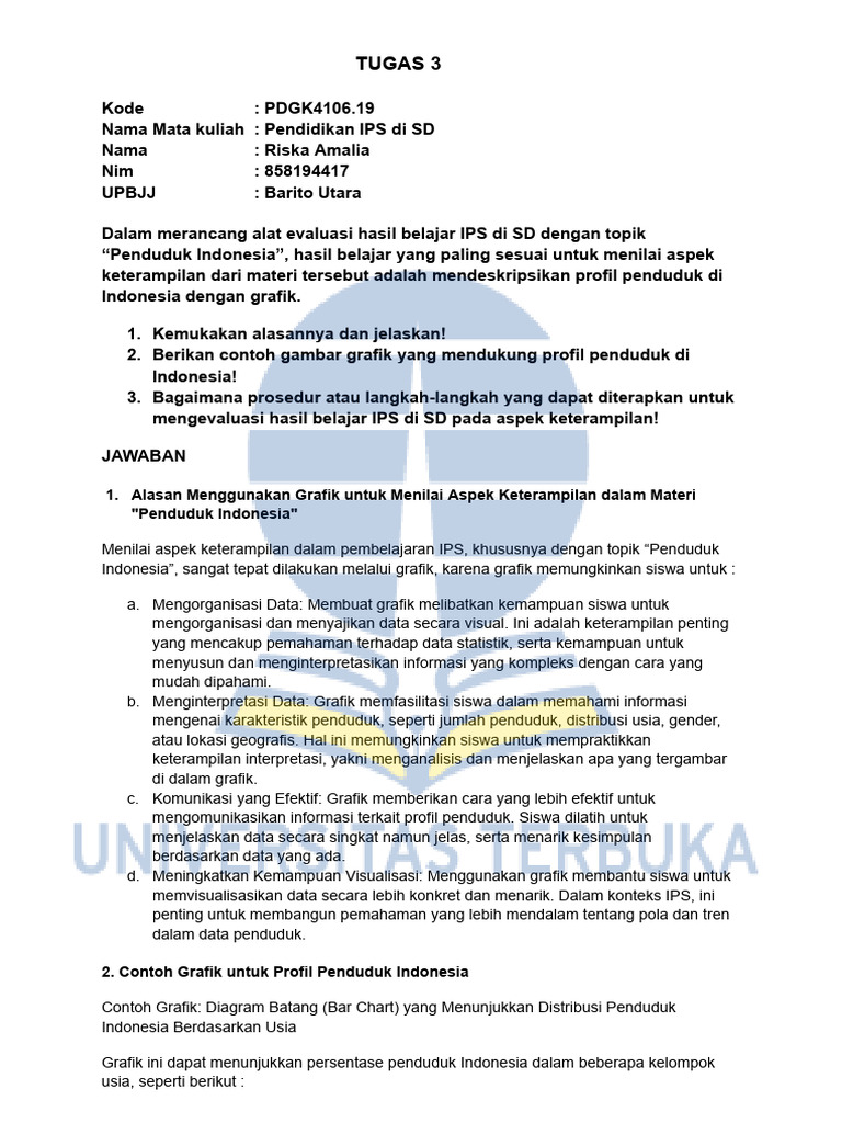 TUGAS 3 Pendidikan IPS Di SD | PDF