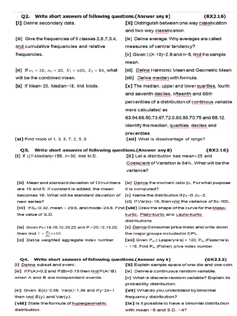 Stats Full Book | PDF