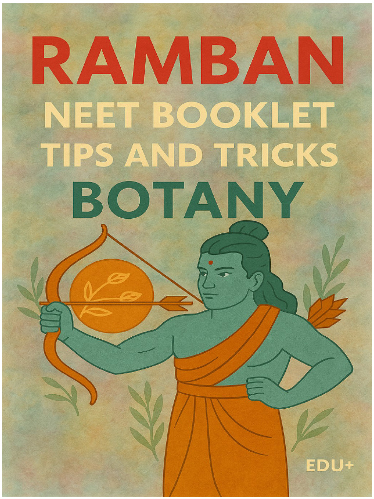 Botany Neet Tips Trick Ramban | PDF