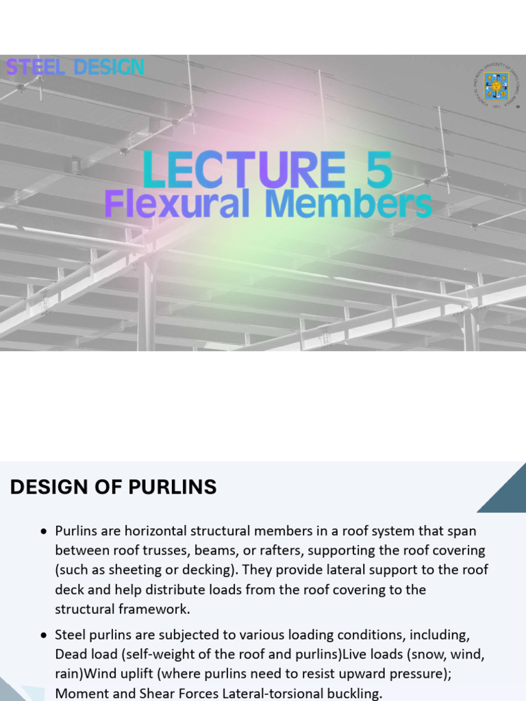 CES2 LEC 5 Purlins and Beam Bearing Plate | PDF | Buckling | Beam ...