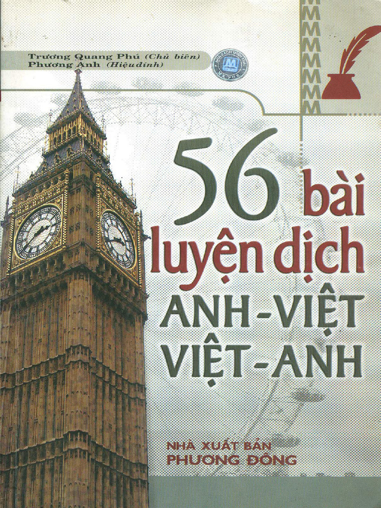 56 Bai Luyen Dich Anh Viet Viet Anh Truong Quang Phu Chu Bien Phuong ...
