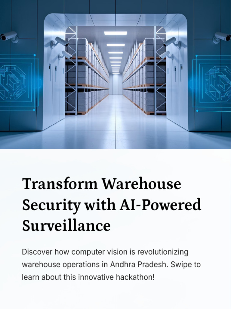 Transform Warehouse Security With AI Powered Surveillance | PDF