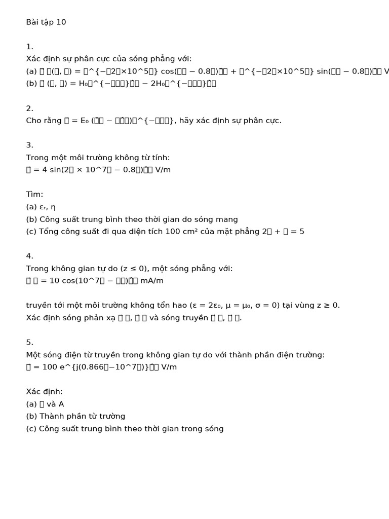 Bai Tap 10 Dich Tieng Viet | PDF