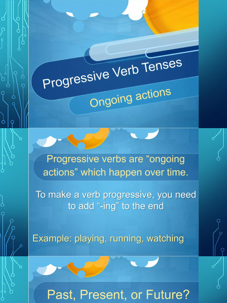 Progressive Verbs | PDF