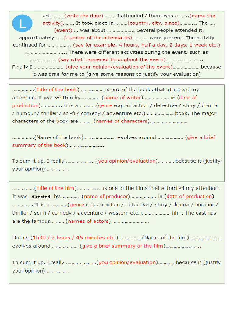Report. Film and Book Review | PDF