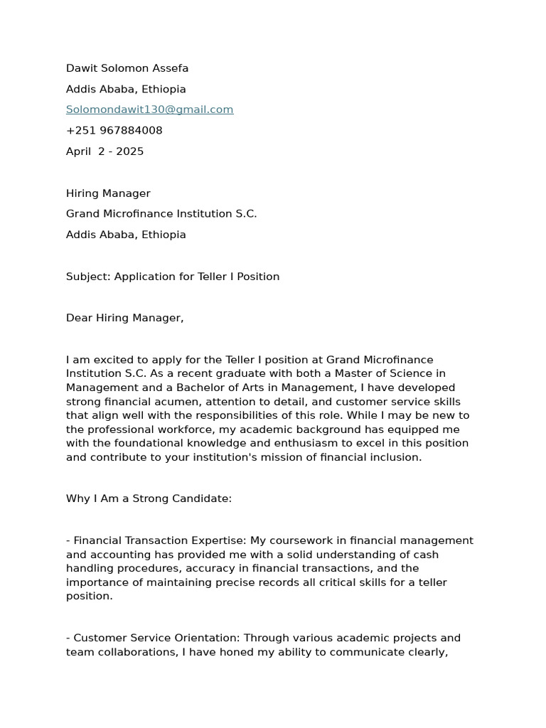 Document (6) (1) Cover Letter To Grand Microfinance Institution S.C ...