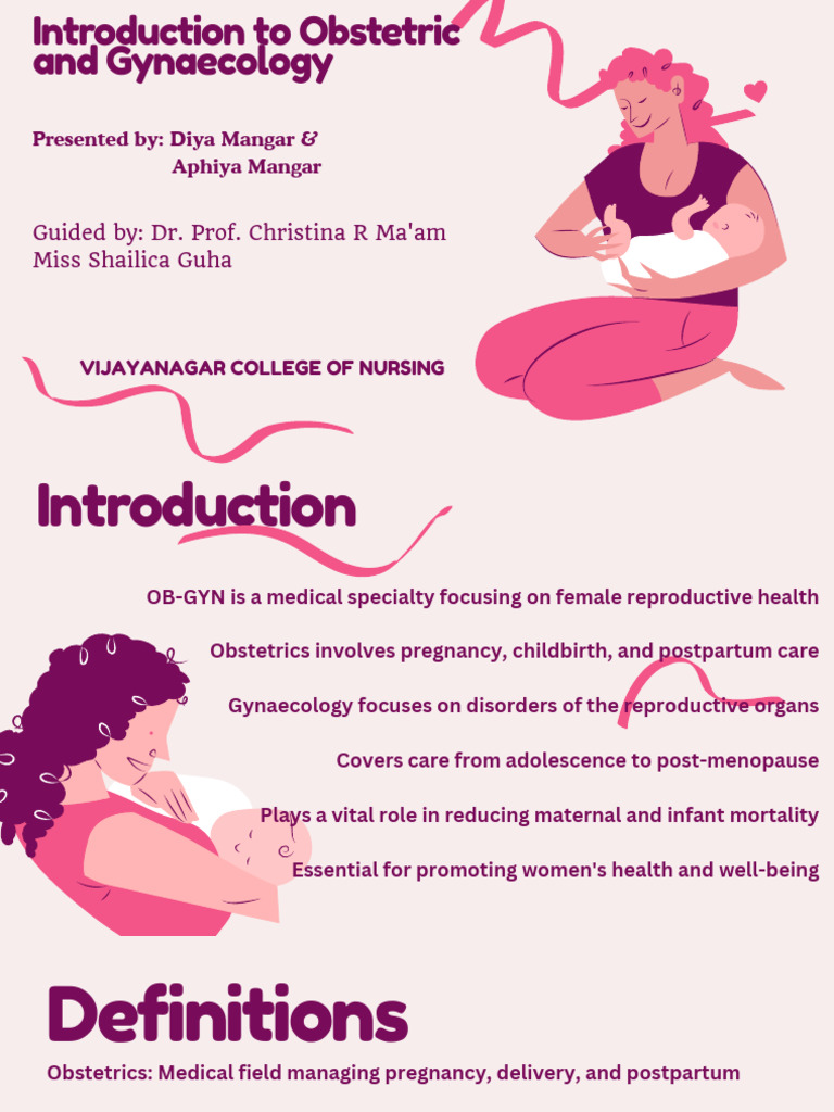 Introduction To Obstetric and Gynaecology - 20250408 - 231257 - 0000 | PDF | Childbirth | Obstetrics