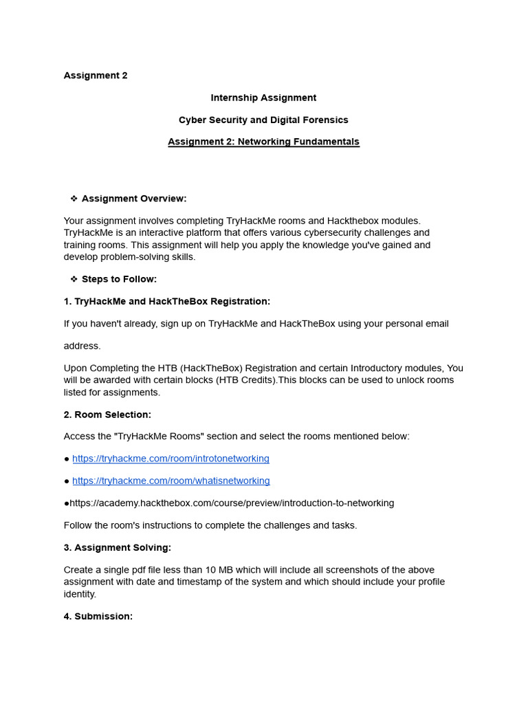 2 Networking Fundamentals | PDF