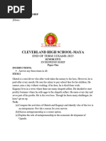 Uace Uneb Geography 1 2024 | PDF