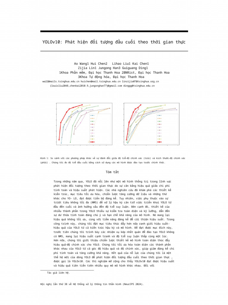 NeurIPS 2024 Yolov10 Real Time End To End Object Detection Paper Conference | PDF
