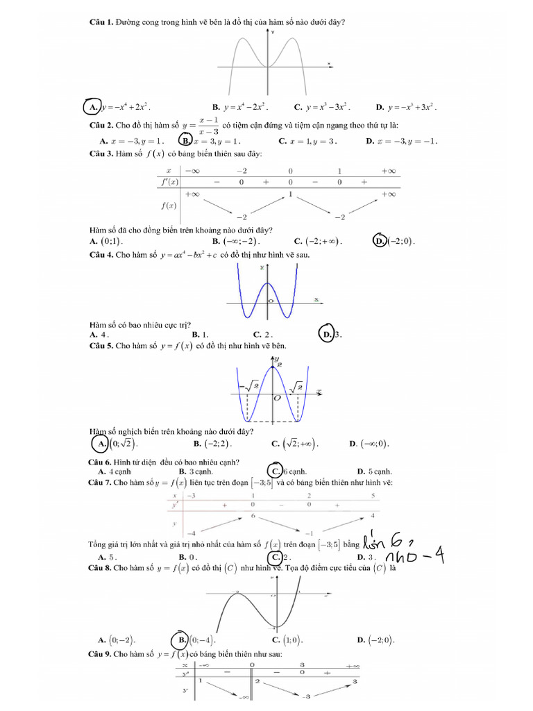 ON TAP GIUA KY I-4-6 | PDF