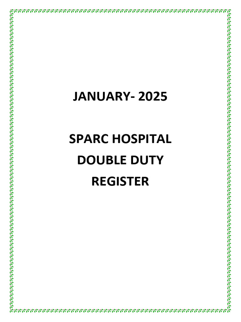 January Double Duty | PDF