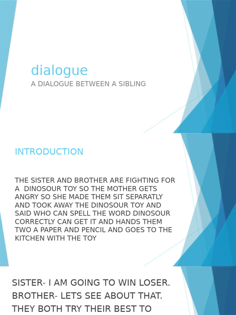Dialogue | PDF