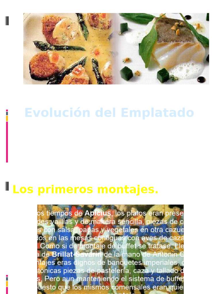 Evolucion del Emplatado | PDF | Salsa | Cocina francés
