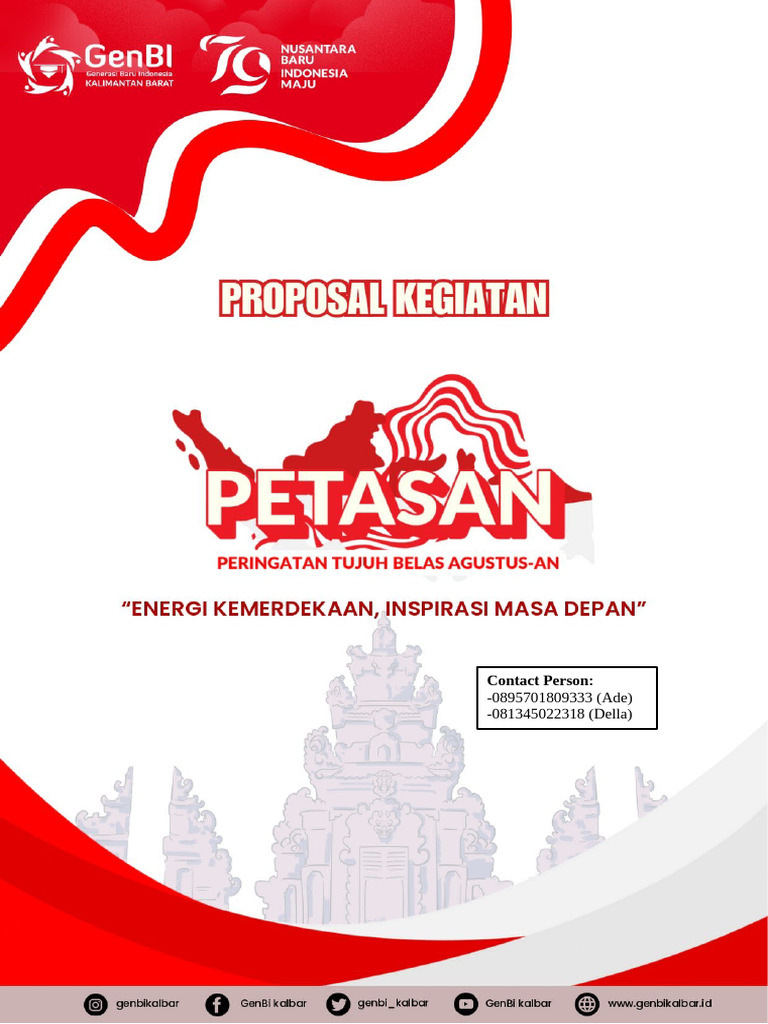 PROPOSAL KEGIATAN PETASAN 2024 | PDF