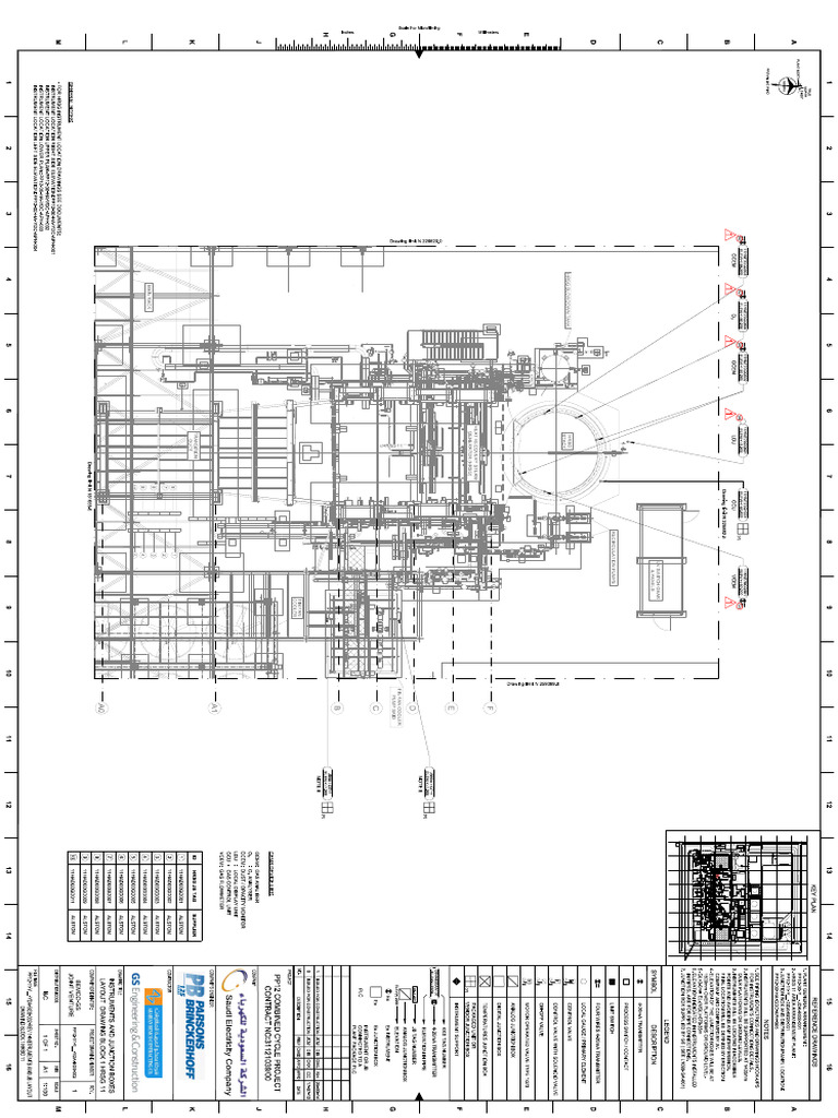 Pp12-11-Y - Yda-Bgs-002-Rev 1-Instruments and JB Layout Drawing Block 1 HRSG 11 | PDF